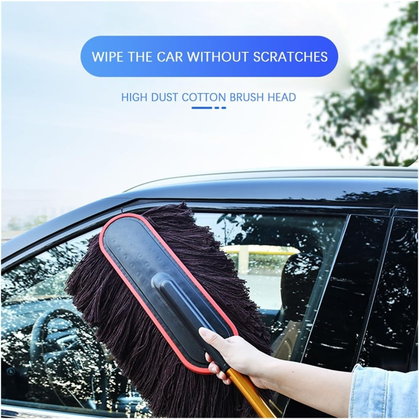 FlexiDust™ - Perie telescopica auto pentru praf, zapada si curatenie r ...
